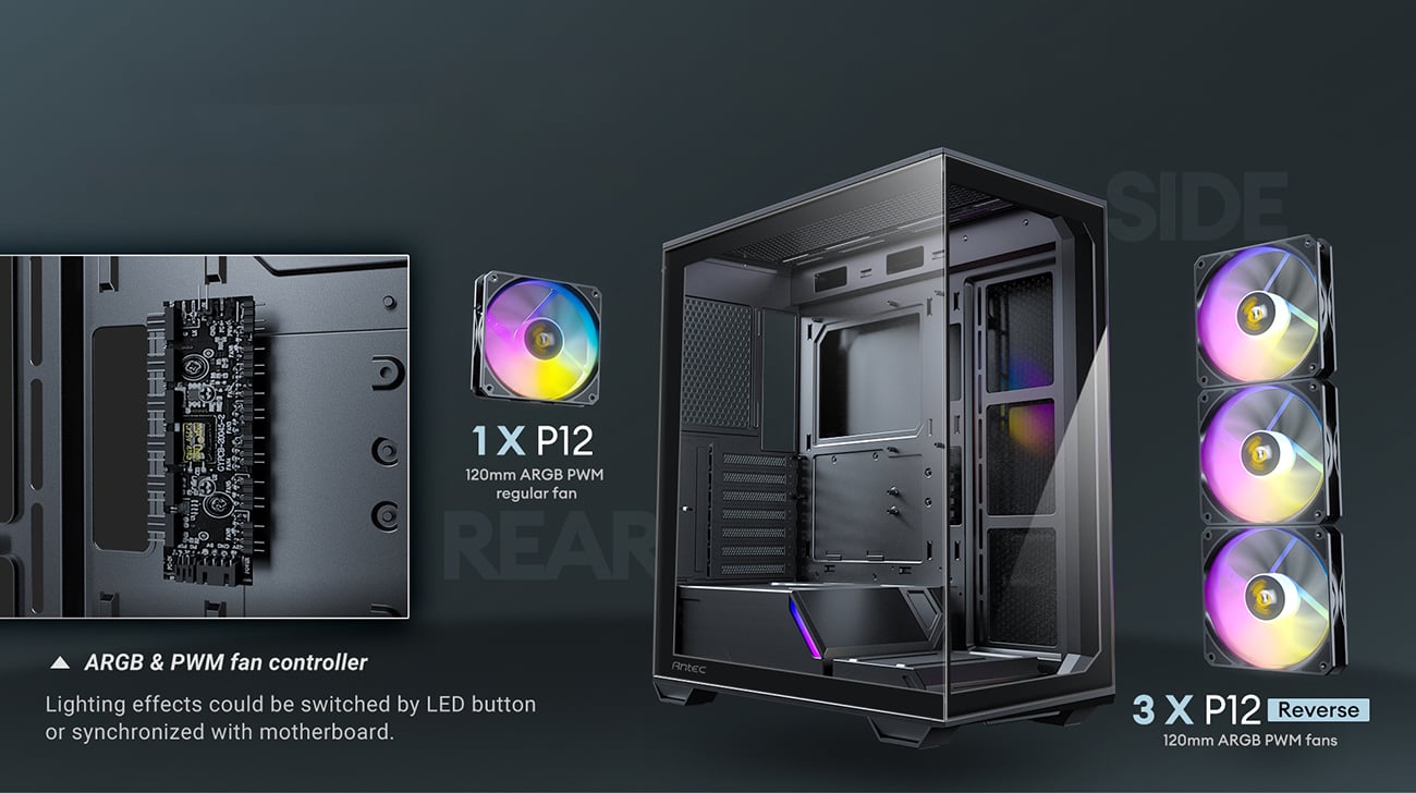 Antec C3 ARGB Mid Tower Case | Alfrensia